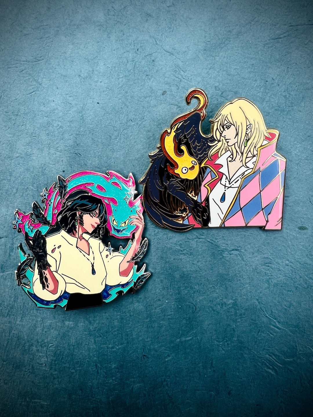 Wizard Hard Enamel Pin Flame Anime Manga - Etsy