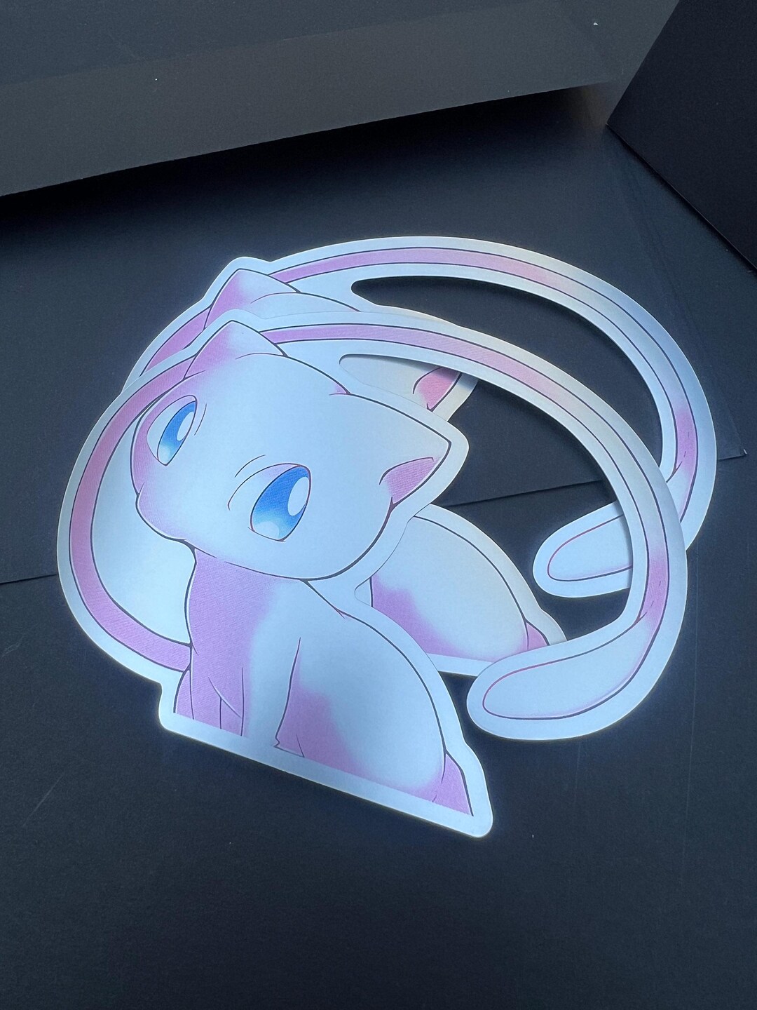Mew Metallic Sticker Vinyl Decal Kawaii Sonic Gaming Master Ball ...