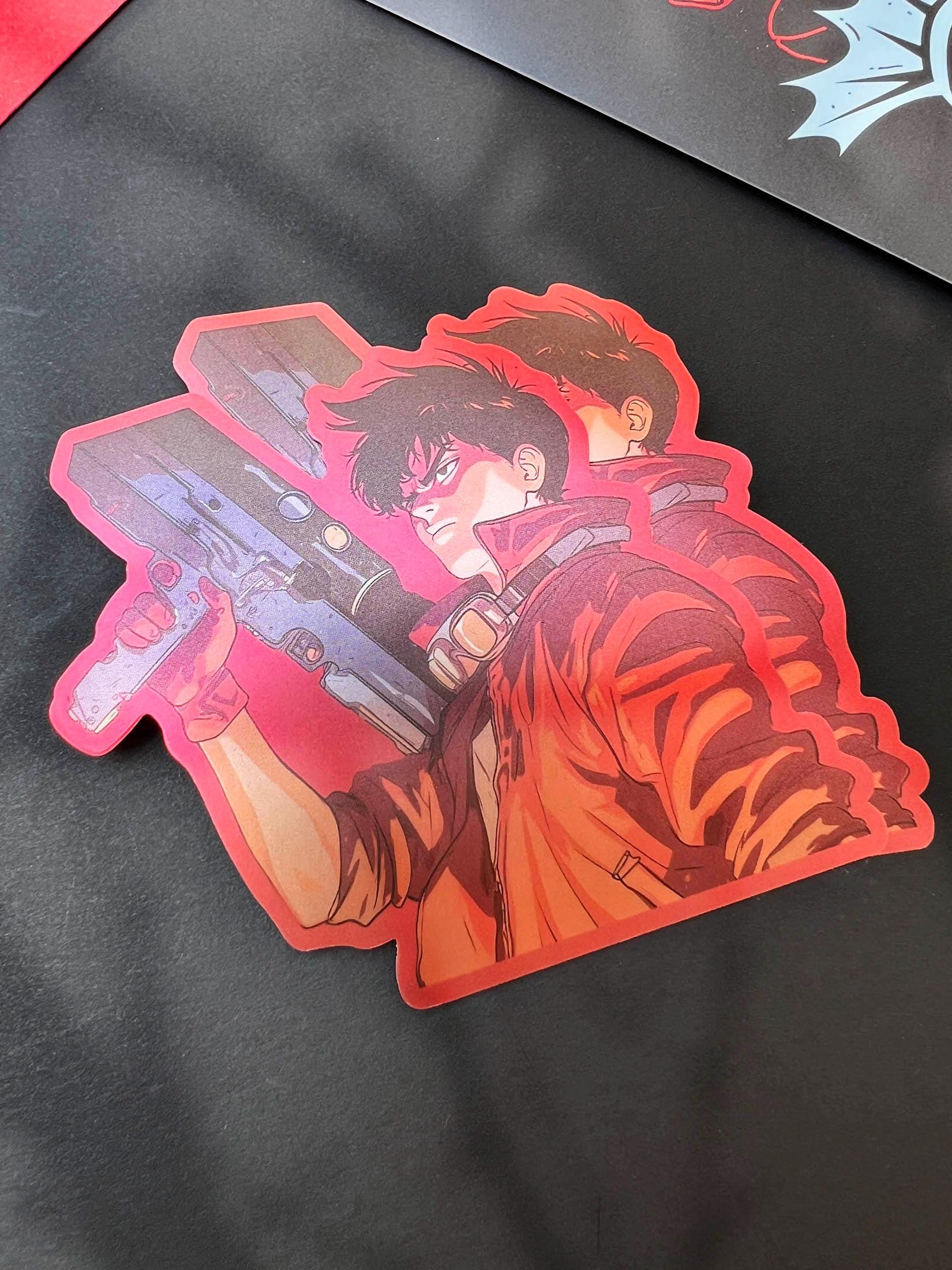 AKIRA Kaneda Metallic Sticker Vinyl Decal, Neo Tokyo Capsules Anime ...