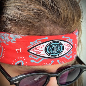 Third Eye Cyberpunk Bandana Evil Eye Biker Akira Ghost in the Shell ...