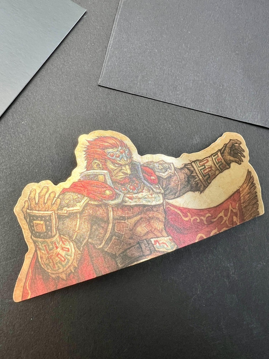 Stylized Ganondorf Oot Sticker, 4" Metallic Vinyl Sticker Gamer Hero ...