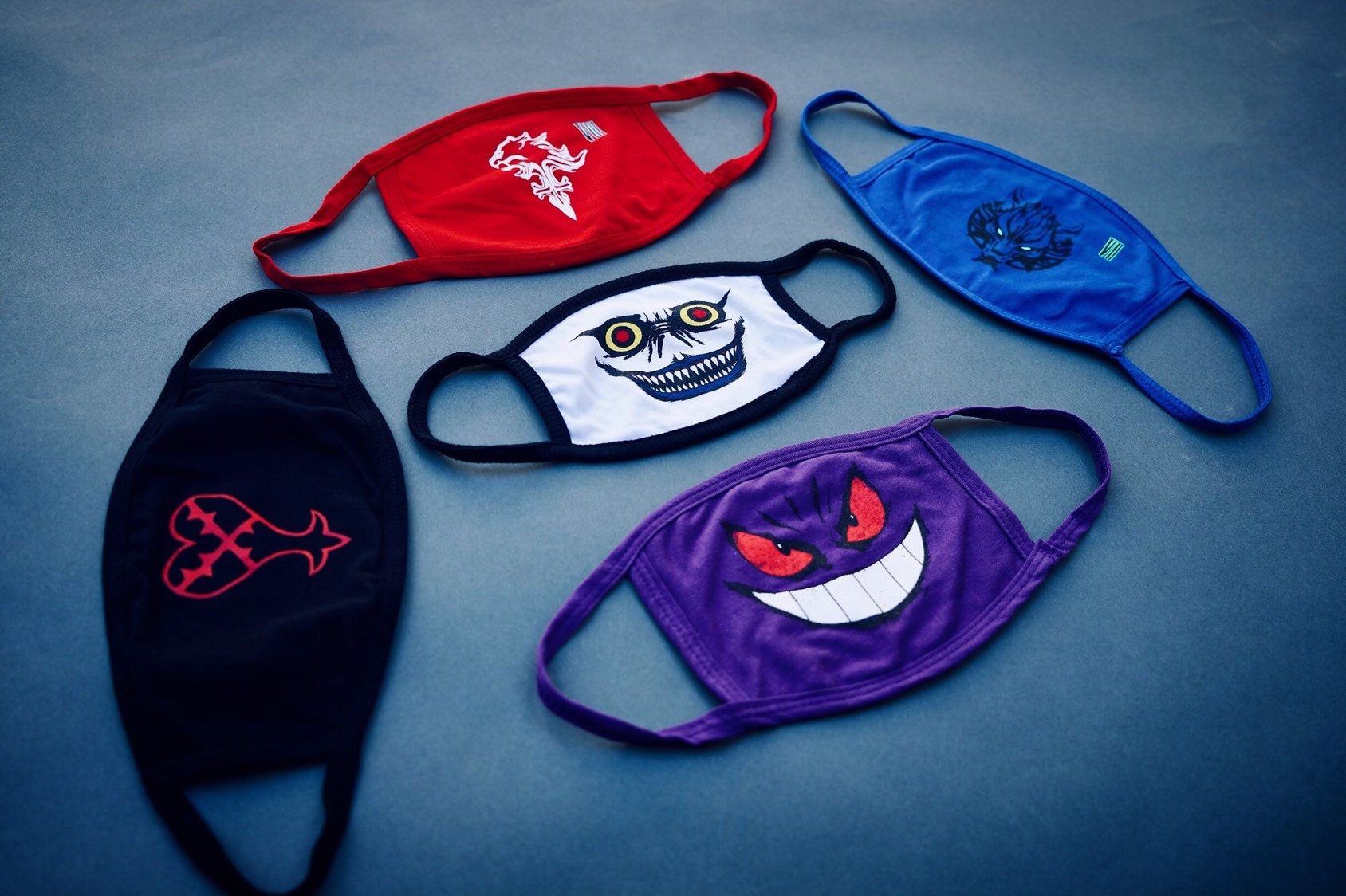 Final Fantasy 7 Face Mask Fenrir Cloudy Wolf FF7 Cloud | Etsy