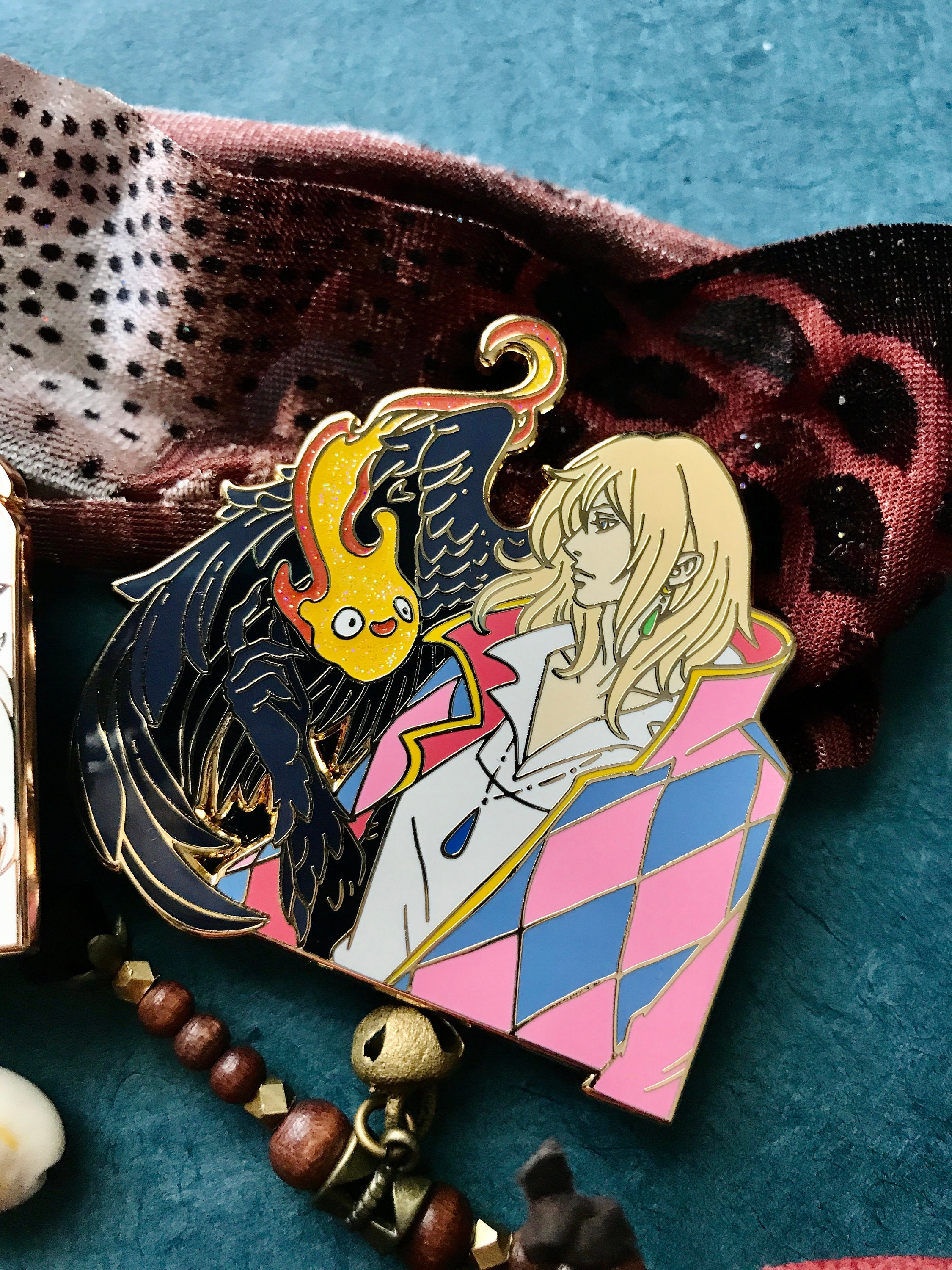 Wizard Hard Enamel Pin Flame Anime Manga - Etsy