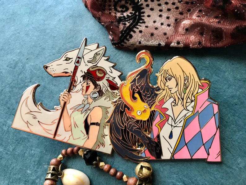 Wizard Hard Enamel Pin Flame Anime Manga - Etsy