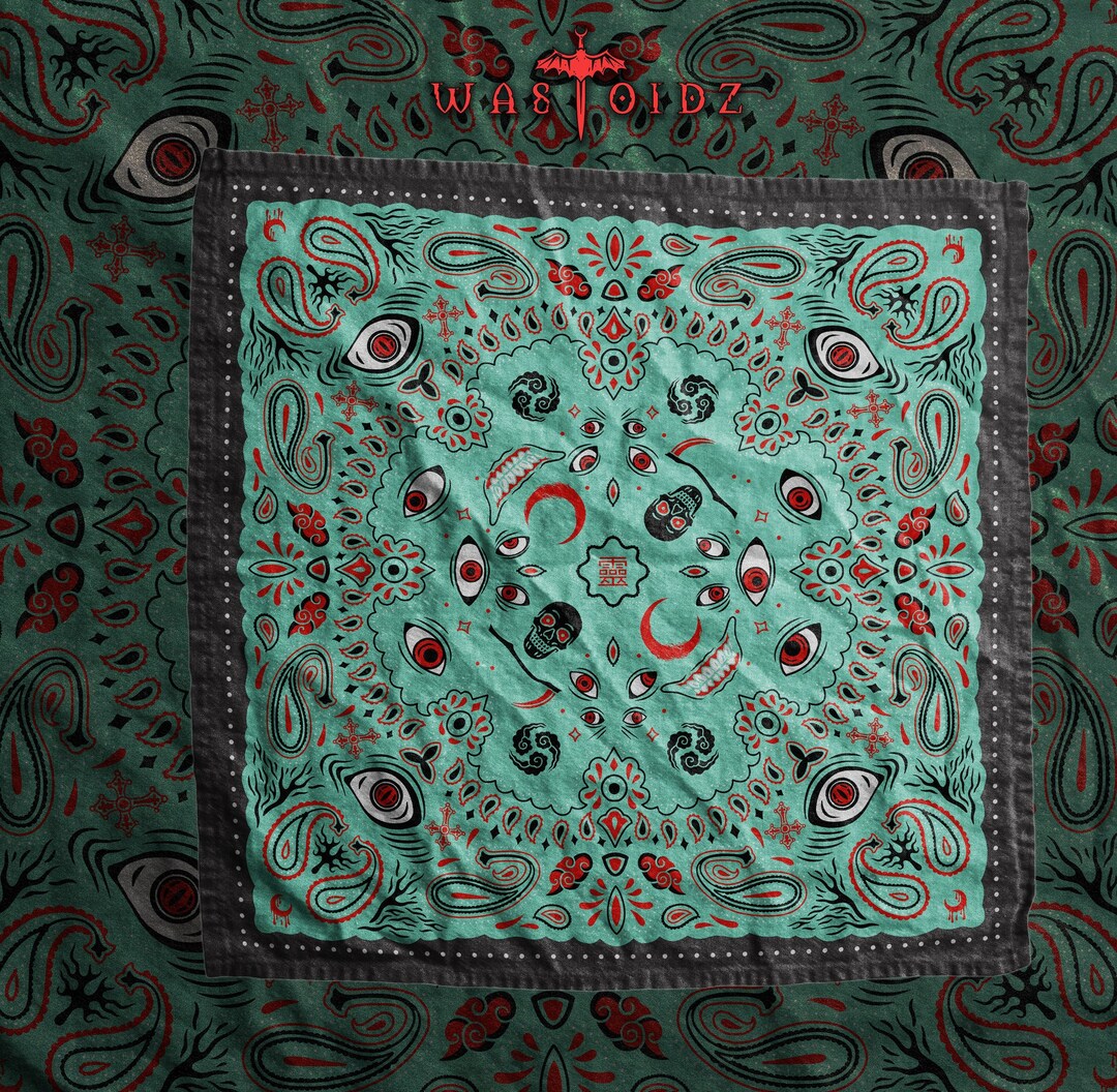 Third Eye Ghost Bandana Evil Eye Biker Berserk Behelit Guts - Etsy