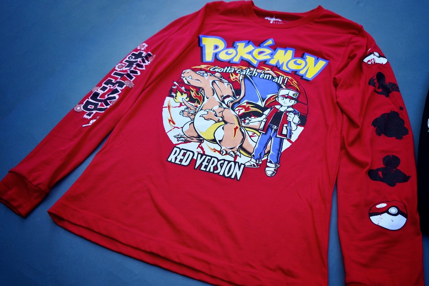 Pokemon Charizard Long Sleeve Shirt Red Version Gameboy Gen 1 | Etsy