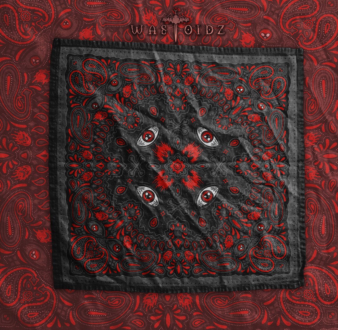 Third Eye Ghost Bandana Evil Eye Biker Behelit Guts Alucard Skull ...