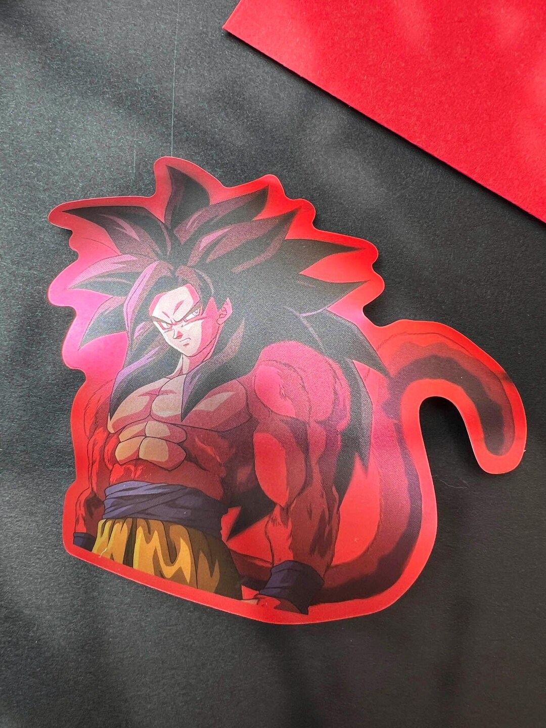 DBGT SSJ4 Goku Vinyl Sticker Metallic Decal Vintage 90's Vegeta Gohan ...