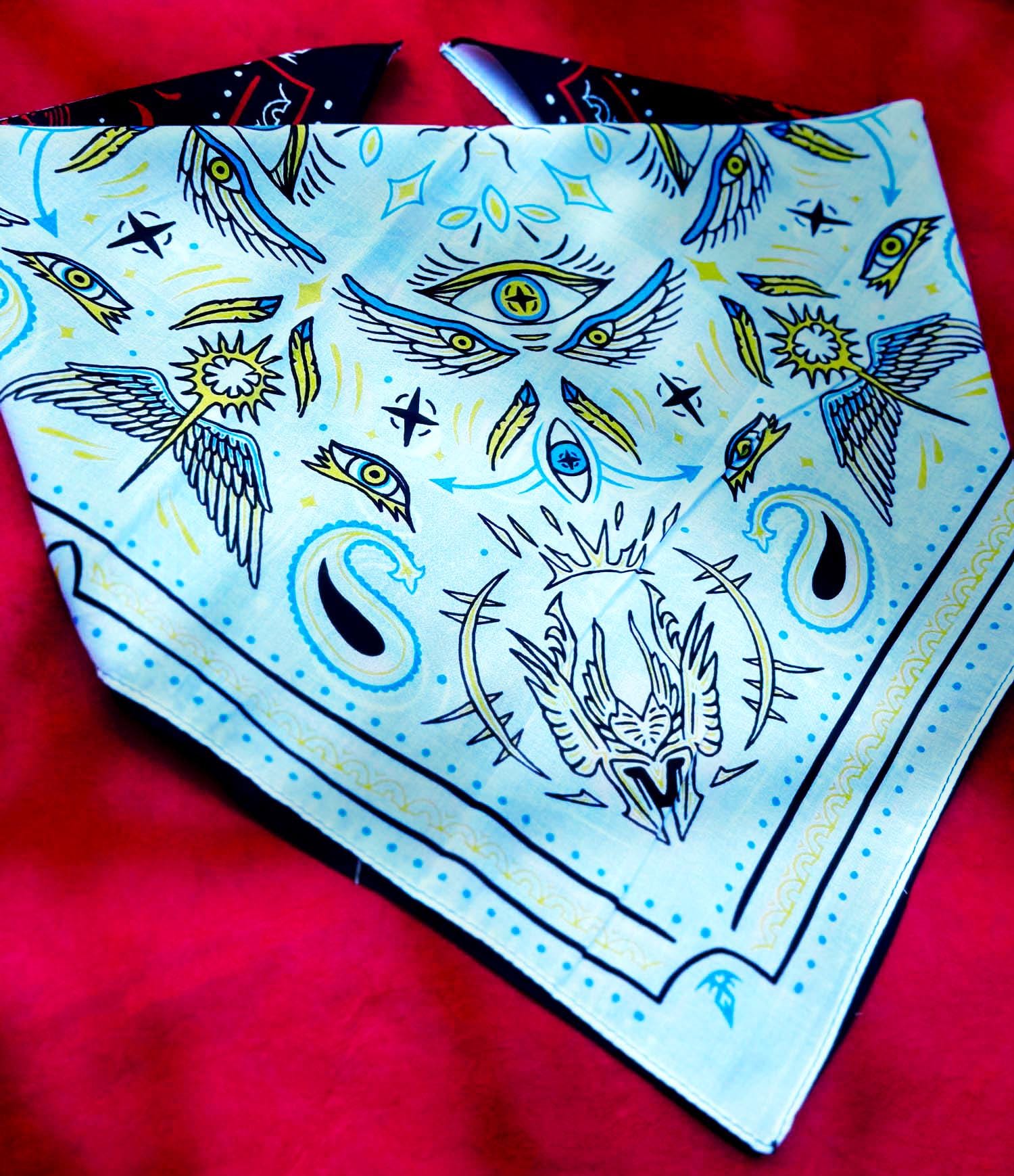 Third Eye Angel/demon Bandana Evil Eye Biblically Accurate Seraphim ...