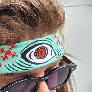 Third Eye Ghost Bandana Evil Eye Biker Behelit Guts Alucard Skull ...