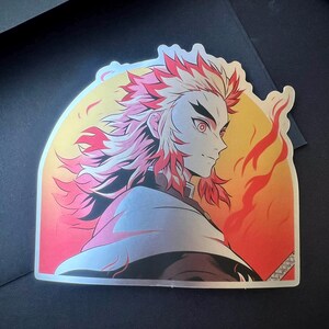 Ren Demon Samurai Hunter Vinyl Sticker Metallic Decal Fire Breathing ...