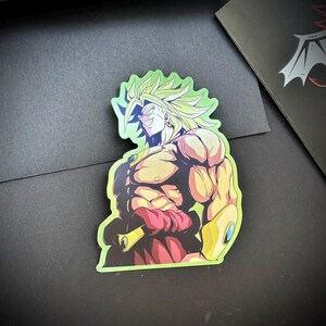 DBZ Legendary SSJ Broly Vinyl Sticker Metallic Decal Goku Vintage 90's ...