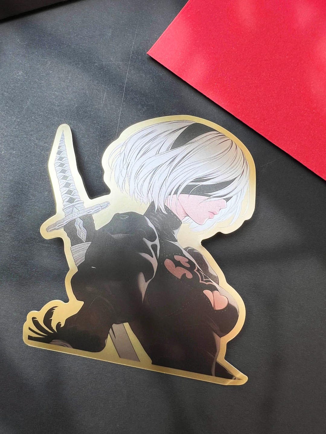 2B Nier Automata Robot Vinyl Sticker Decal Replicant Metallic, Manga A2 ...