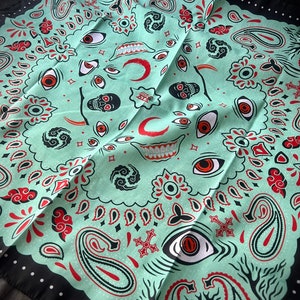 Third Eye Ghost Bandana Evil Eye Biker Behelit Guts Alucard Skull ...