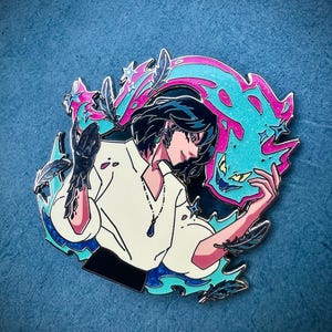 Wizard Hard Enamel Pin Flame Anime Manga - Etsy