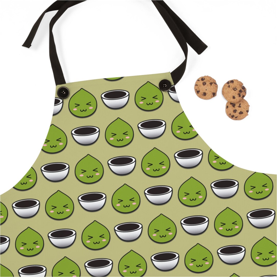 Sushi Apron, Love Wasabi, Cute Japanese Food, - Etsy
