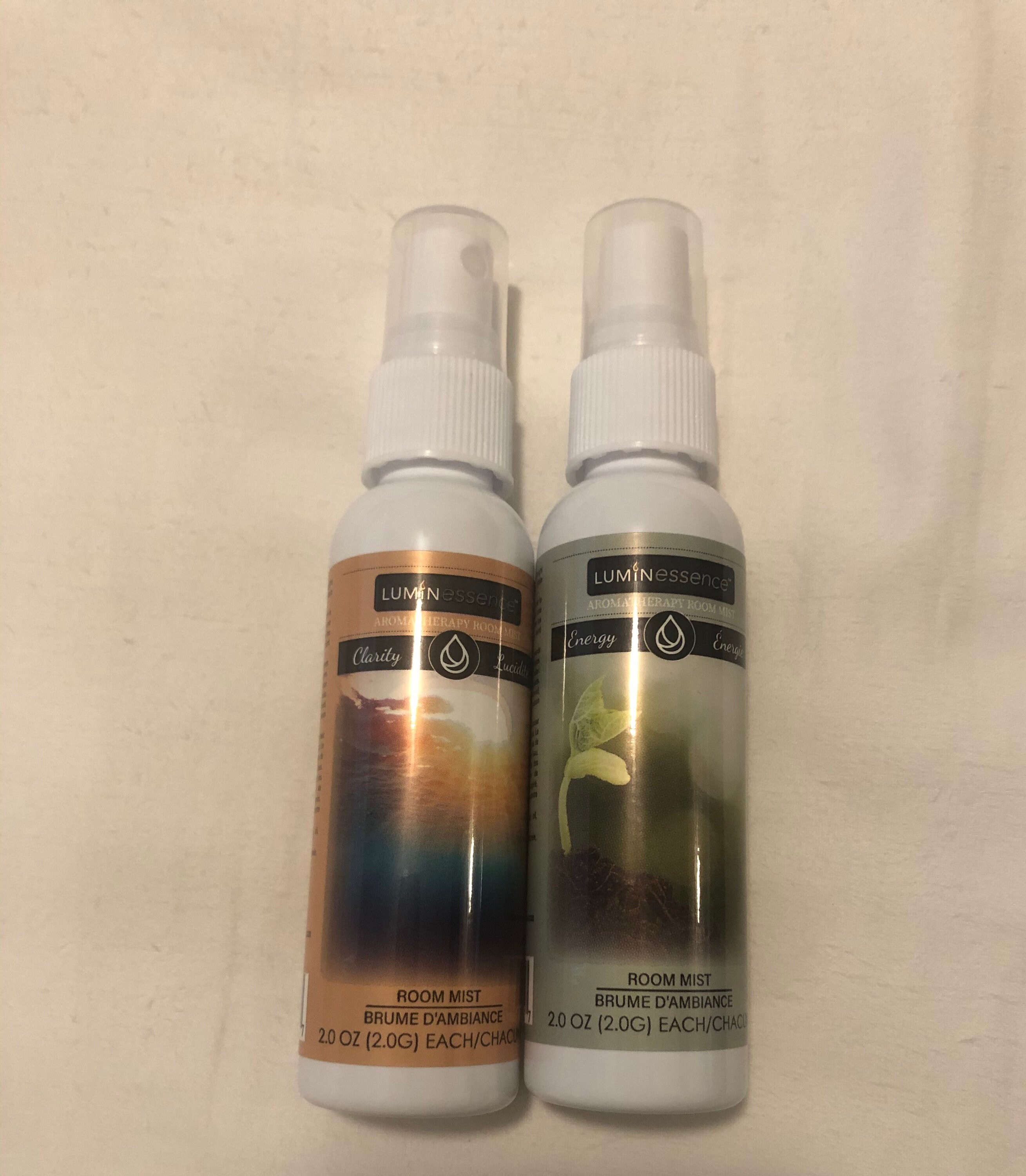 Luminessence Room Mist 2oz Each, Clarity & Energy Aromatherapy Holistic - Etsy