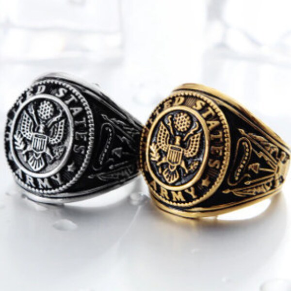 Military Rings for Men - Etsy