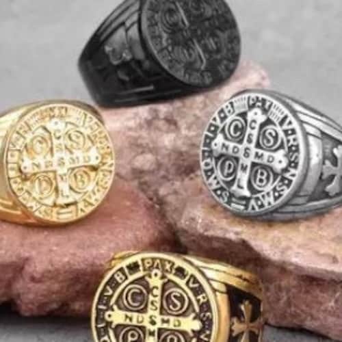 St Benedict Exorcism Cross Demon Protection Ghost Hunter - Etsy