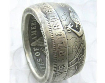 500-dollar Bill Silver Certificate Coin Ring. Handcrafted 1 Oz .999% ...