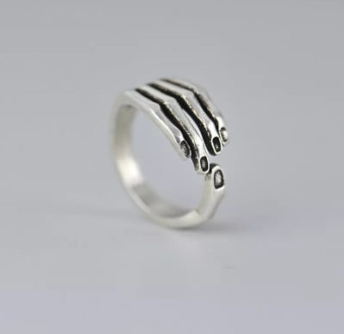 Antique Hand Finger Ring for Women Girl Skull Skeleton Punk - Etsy