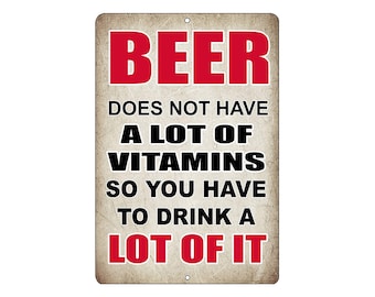 Funny Alcohol Sign | Etsy