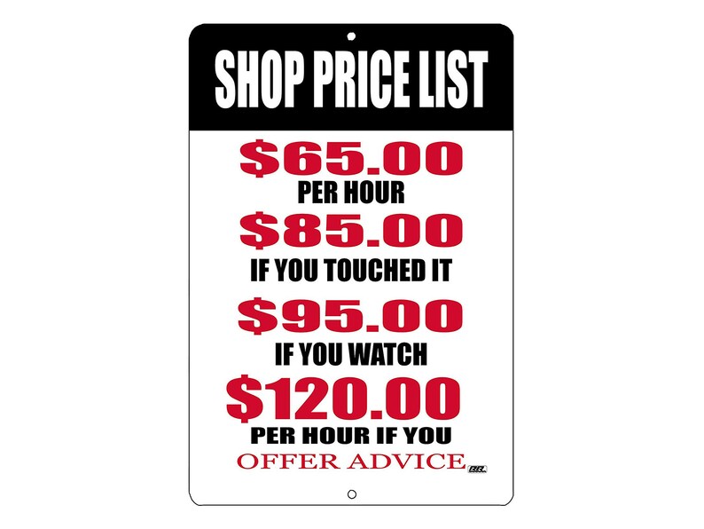 Rogue River Tactical Funny Mechanic Metal Tin Sign Wall Decor - Etsy