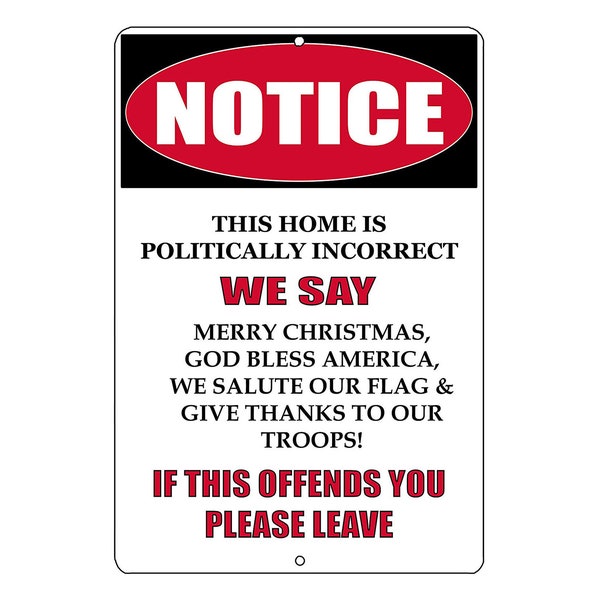 Notice Tin Sign - Etsy