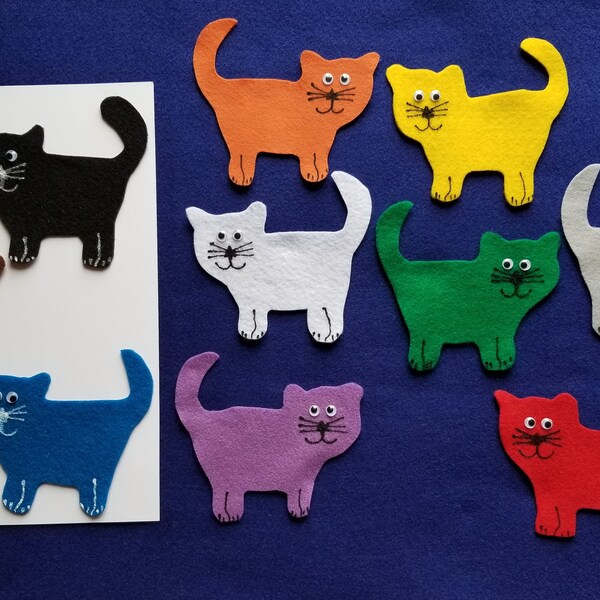 Pete the Cat Felt - Etsy