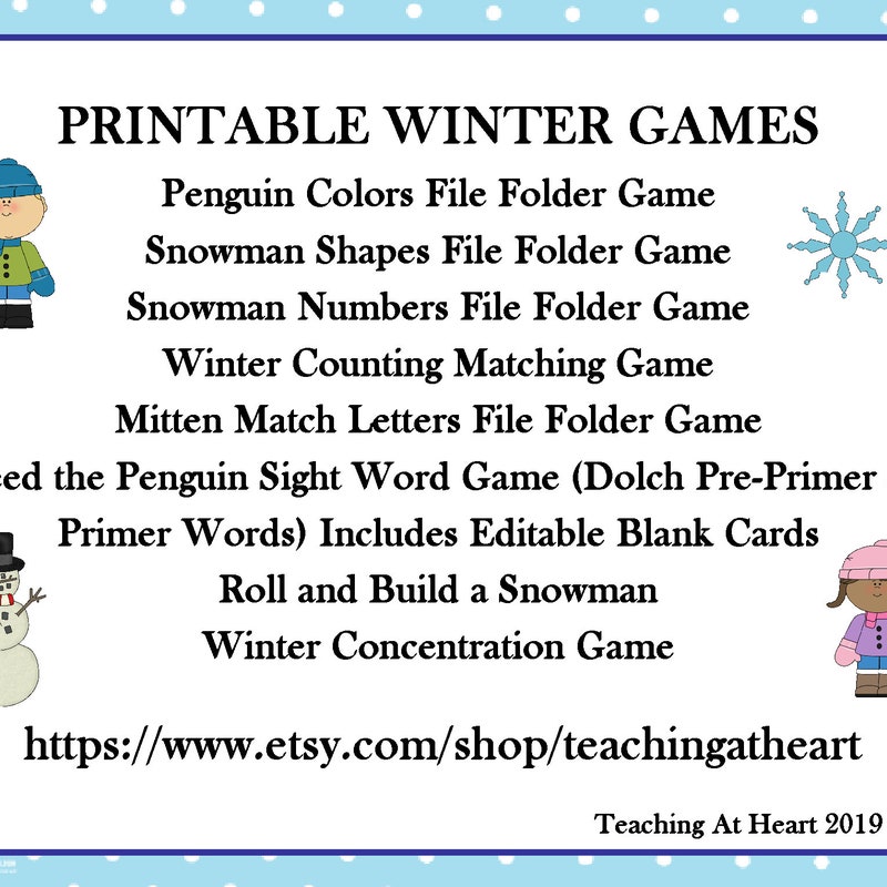 File Folder Games - Etsy