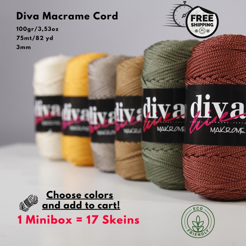 Polyester Cord Yarn - Etsy