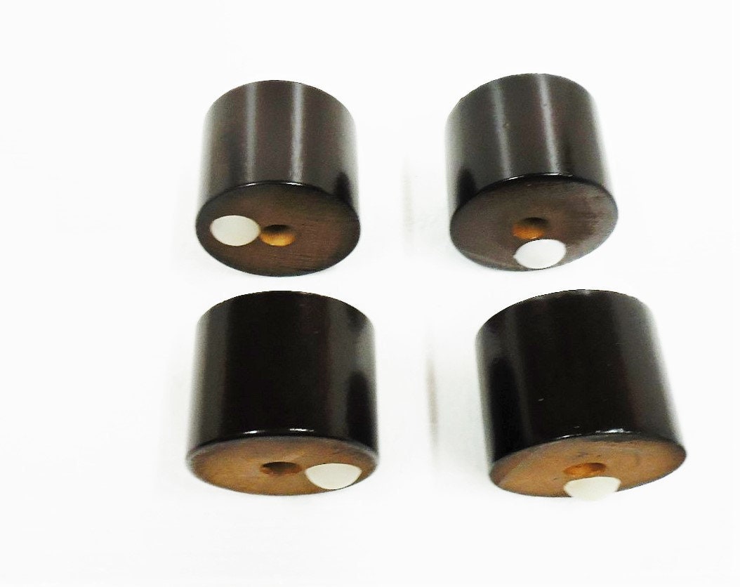 Straight Round Style Furniture Legs Featuring a Beautiful Walnut Finish ...