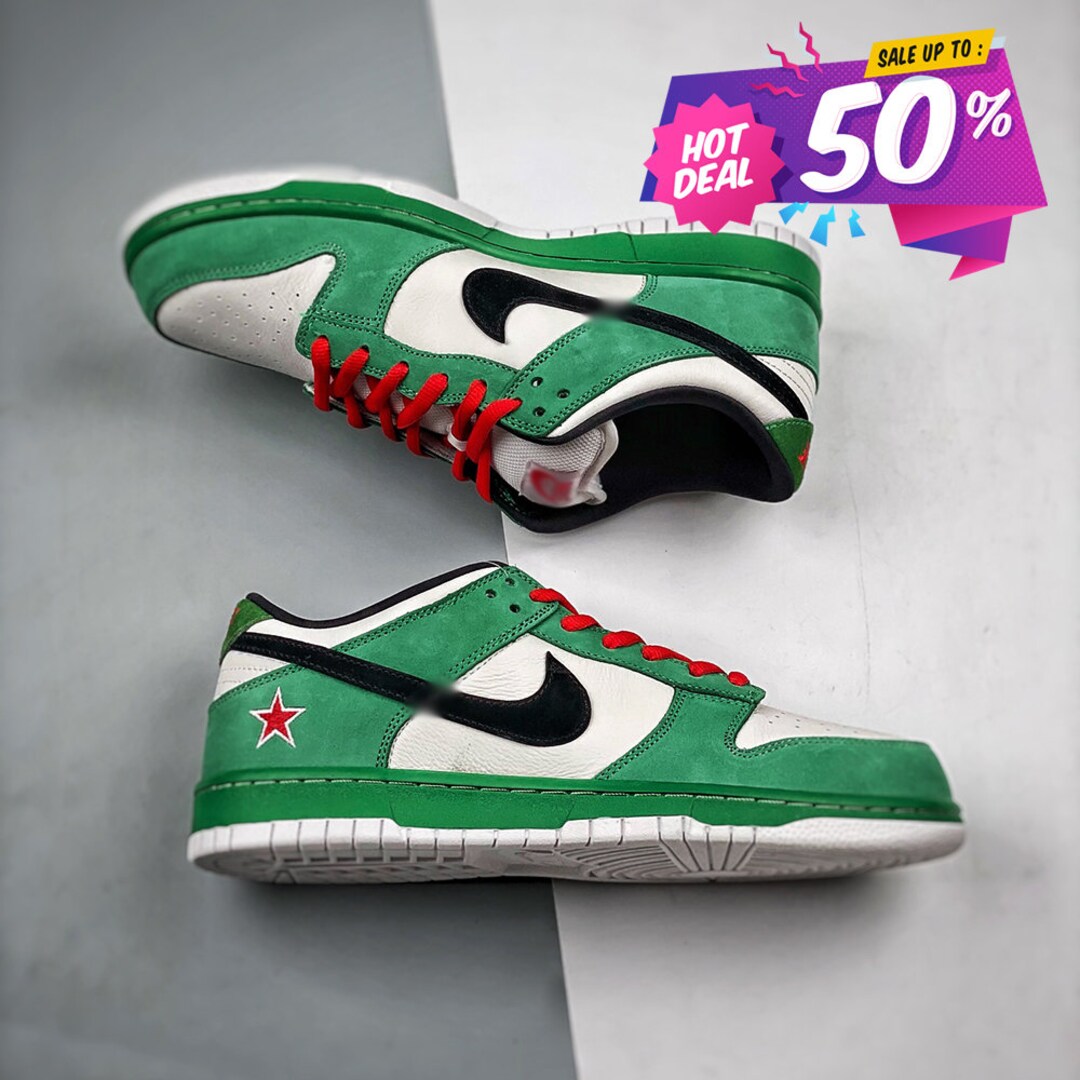 Dunk Heineken Christmas & New Year Handmade Shoes Present - Etsy