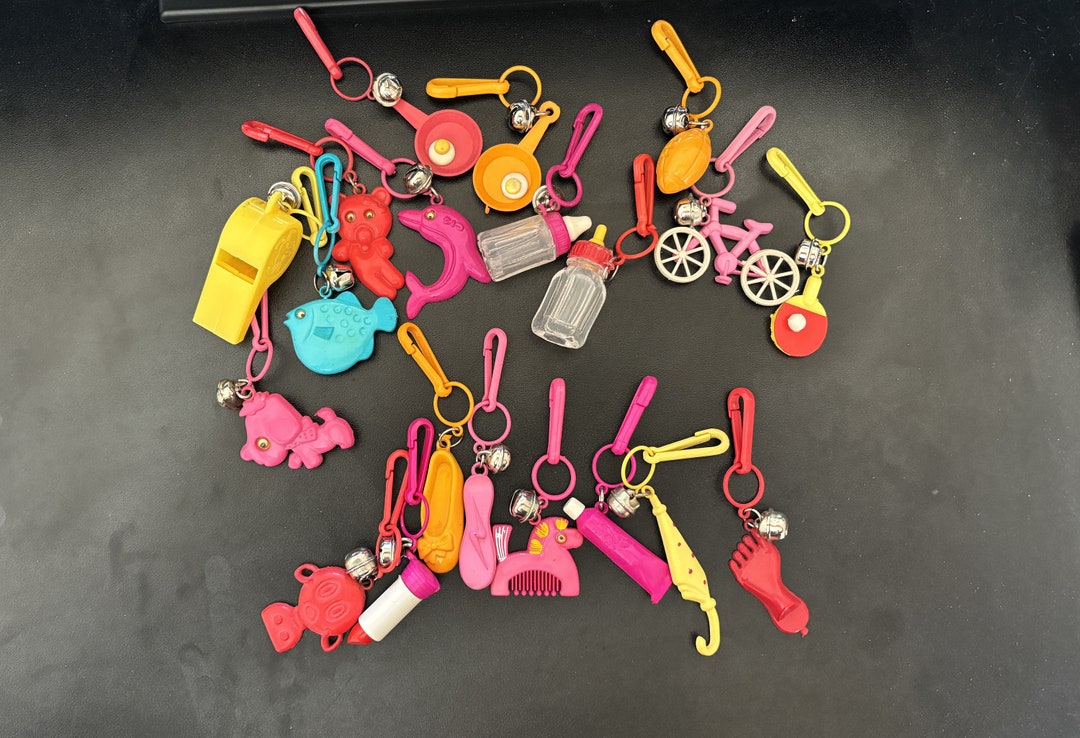 1980’s * Fun and Funky Bell Charms Charm Necklace-80’s Toys - Etsy