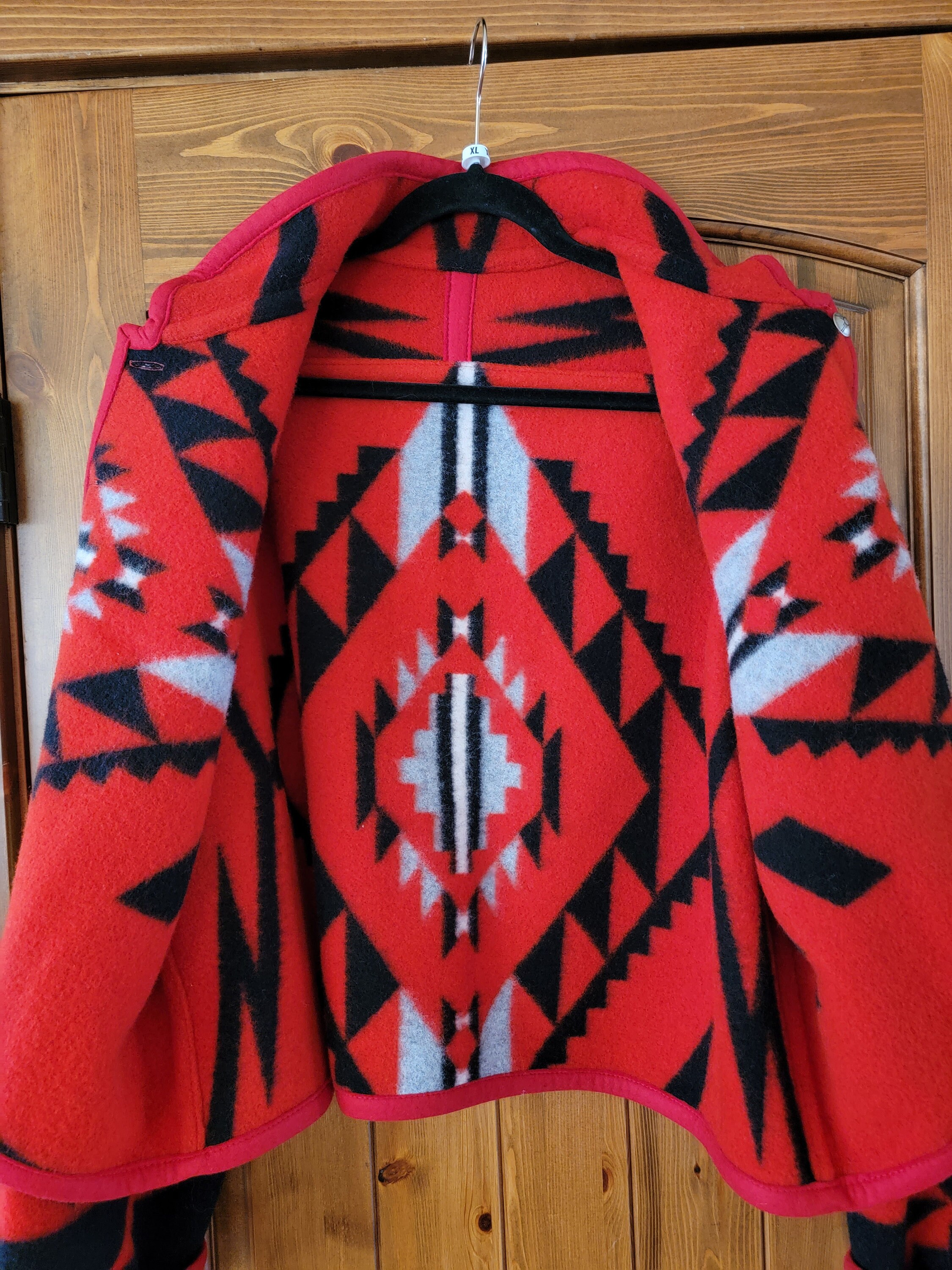 Reversible Jacket Crafted From Rare Pendleton Indian Blankets pine ...