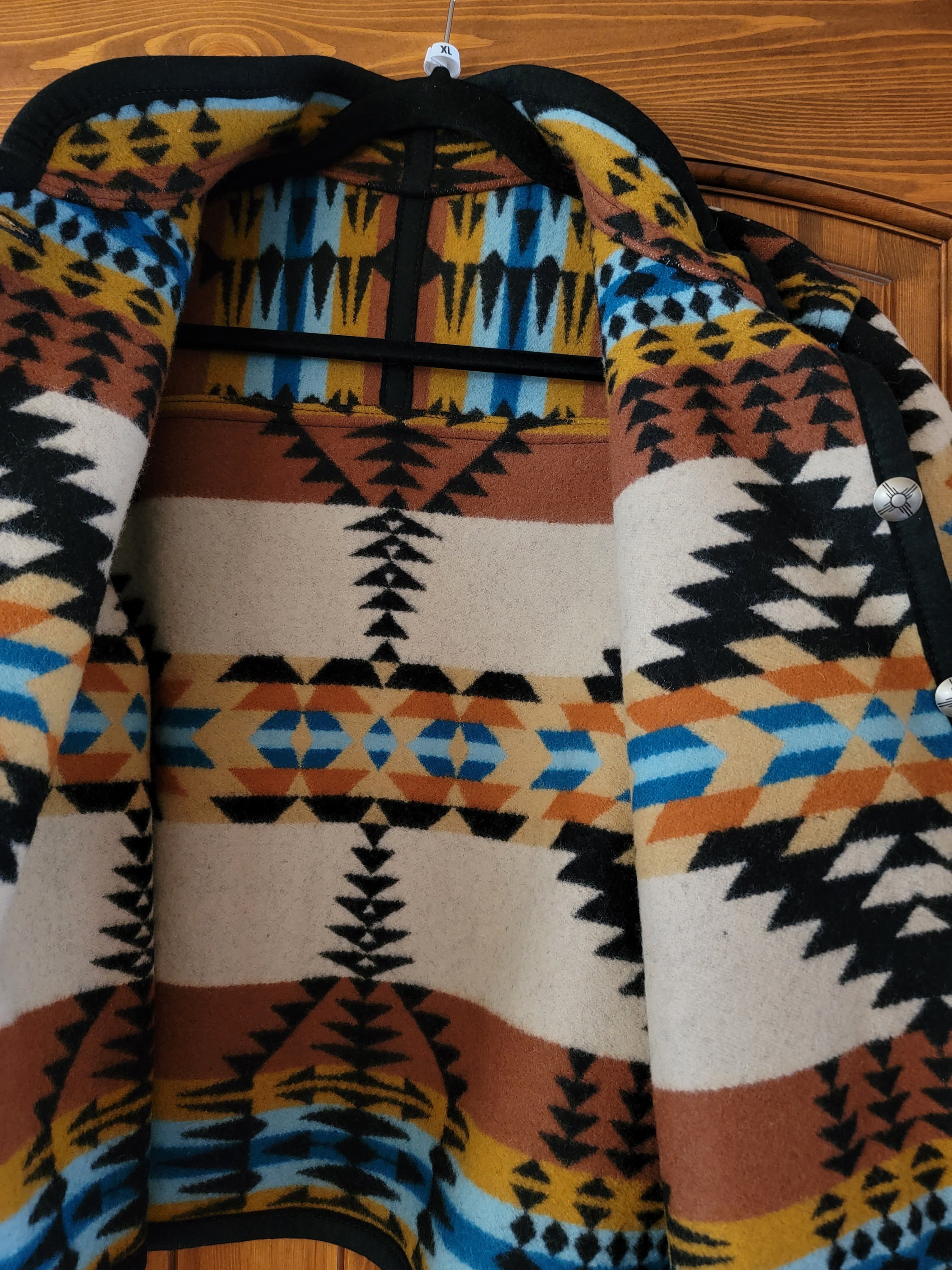 Reversible Jacket Crafted From Rare Pendleton Indian Blankets pine ...