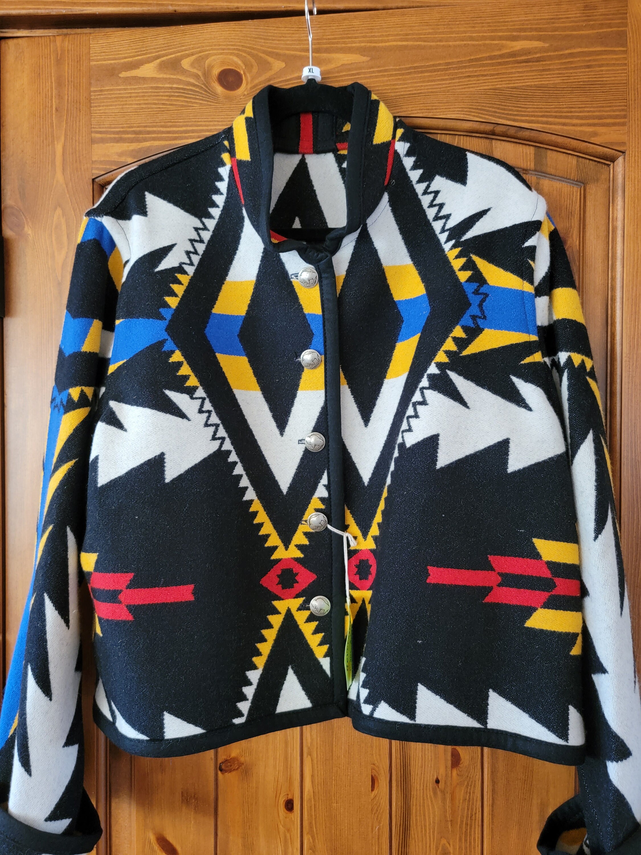 Reversible Jacket Crafted From Rare Pendleton Indian Blankets pine ...