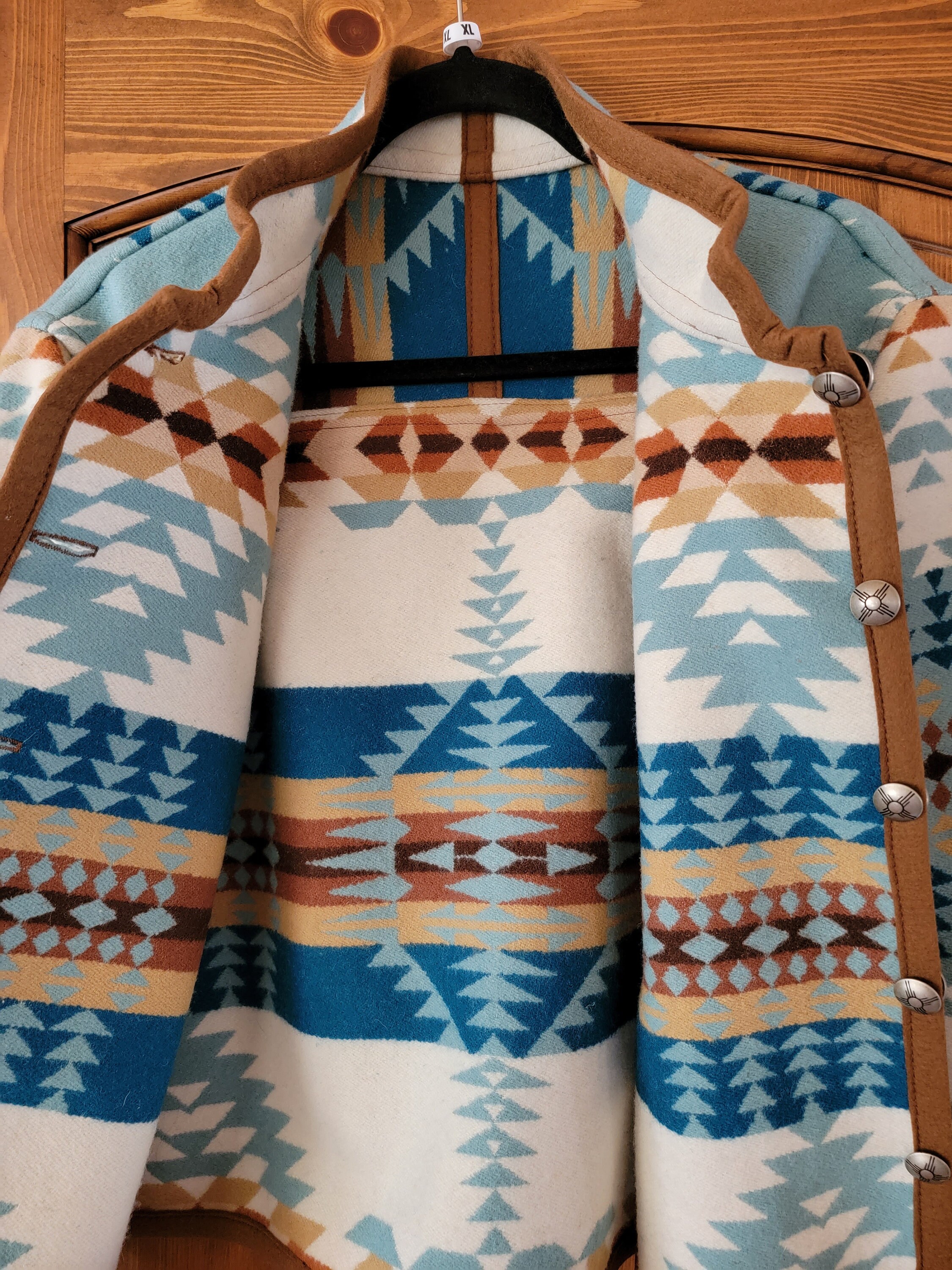Reversible Jacket Crafted From Rare Pendleton Indian Blankets pine ...