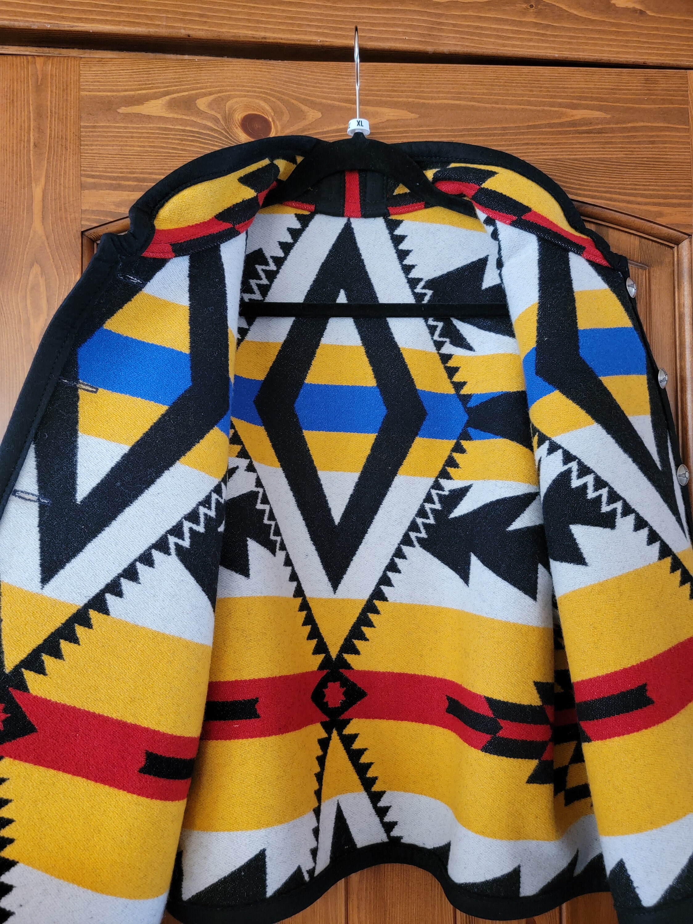 Reversible Jacket Crafted From Rare Pendleton Indian Blankets pine ...
