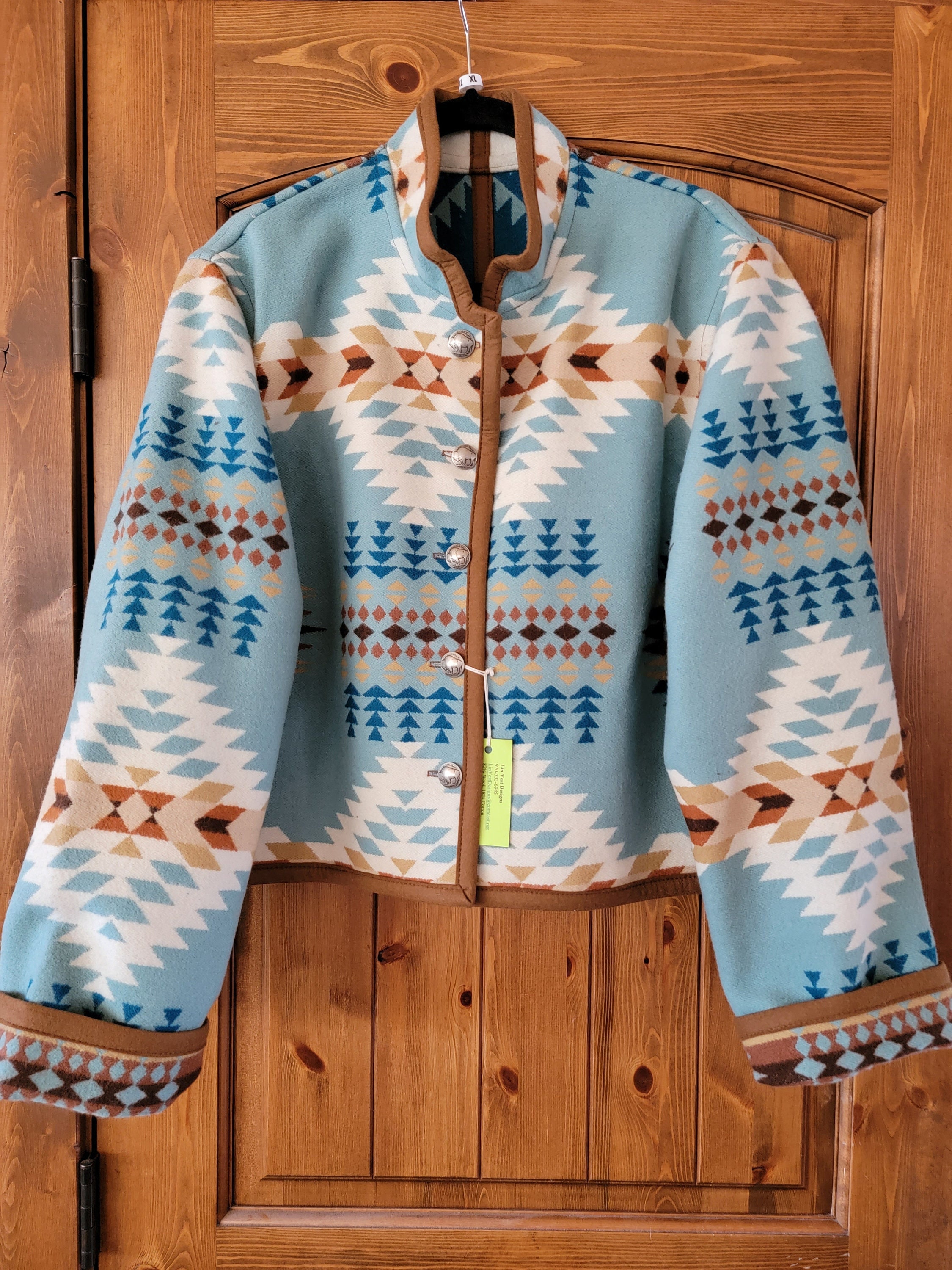 Reversible Jacket Crafted From Rare Pendleton Indian Blankets pine ...