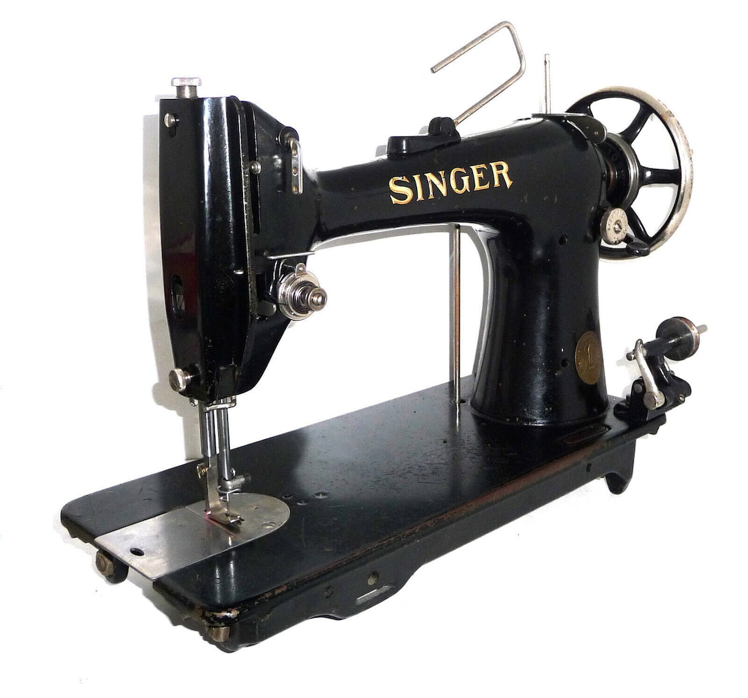 Antique Industrial Singer 103K Heavy Duty Sewing Machine Canvas DENIM ...