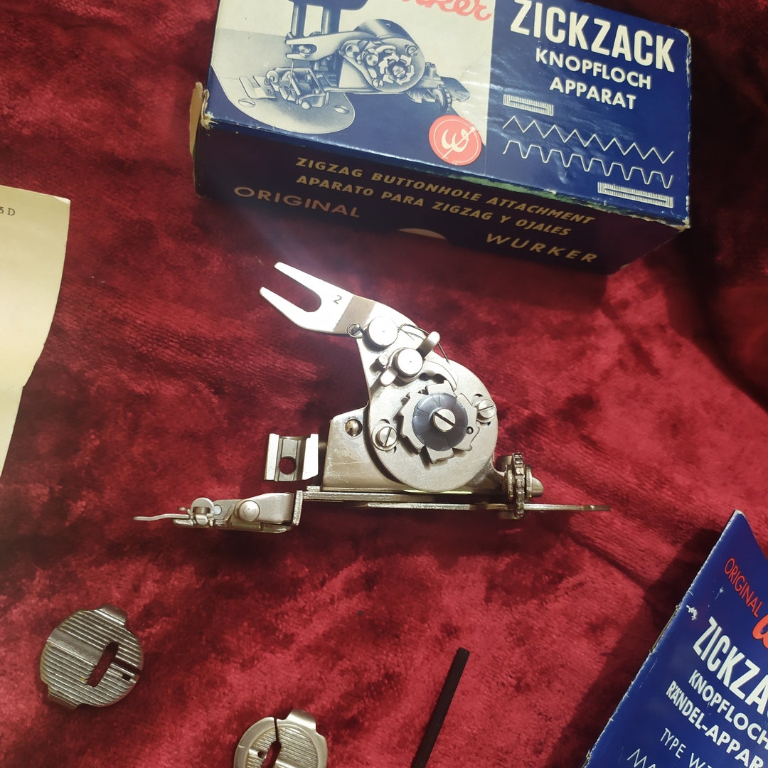 Vintage Zigzag Sewing Machine Attachment Singer Pfaff Tikka 221 Super ...