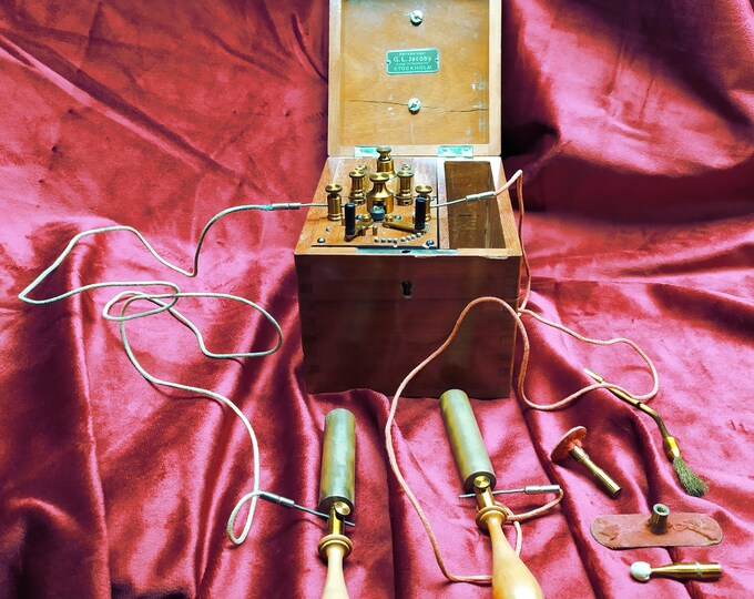 Antique Apollo Home Medical Apparatus Electrode Set - Etsy