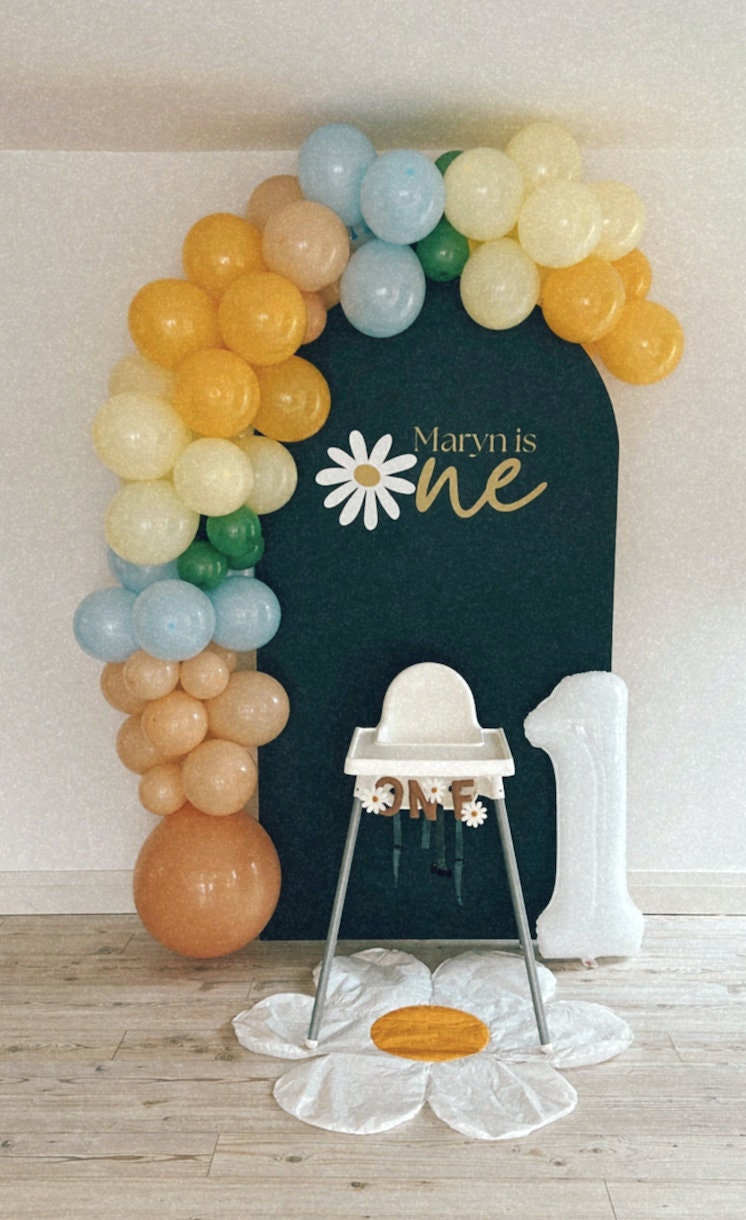 ONE Banner, First Birthday Banner, Floral Birthday, Photo Prop Banner ...