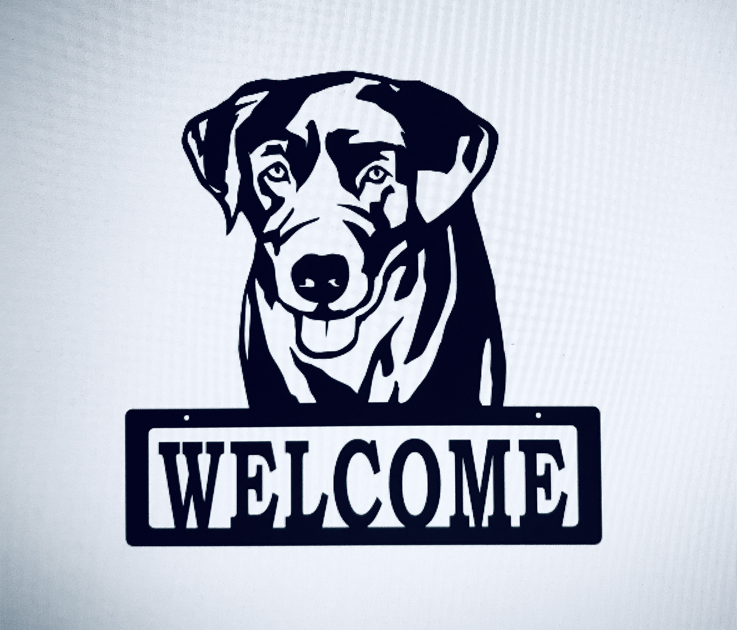 Labrador Welcome Metal Sign or Dog on Premises Metal Sign - Etsy Canada