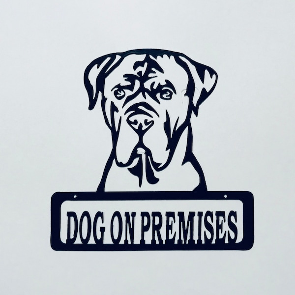 Dog on Premises Outdoor Signs - Etsy