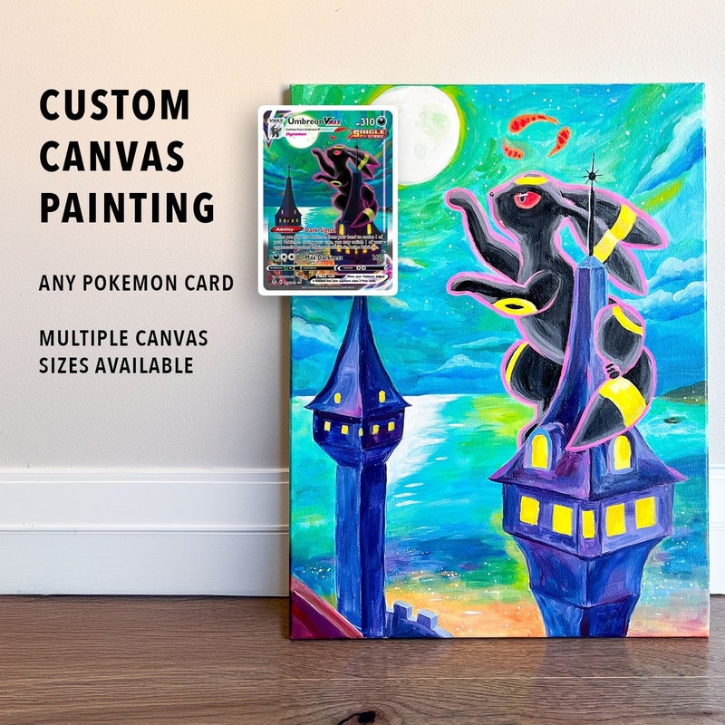 Pokemons Custom Painting - Etsy
