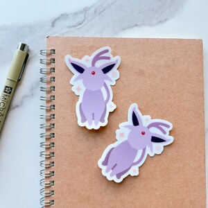 Espeon Sticker Eevee Evolution Pokemon, Eeveelutions Psychic Type Cute ...