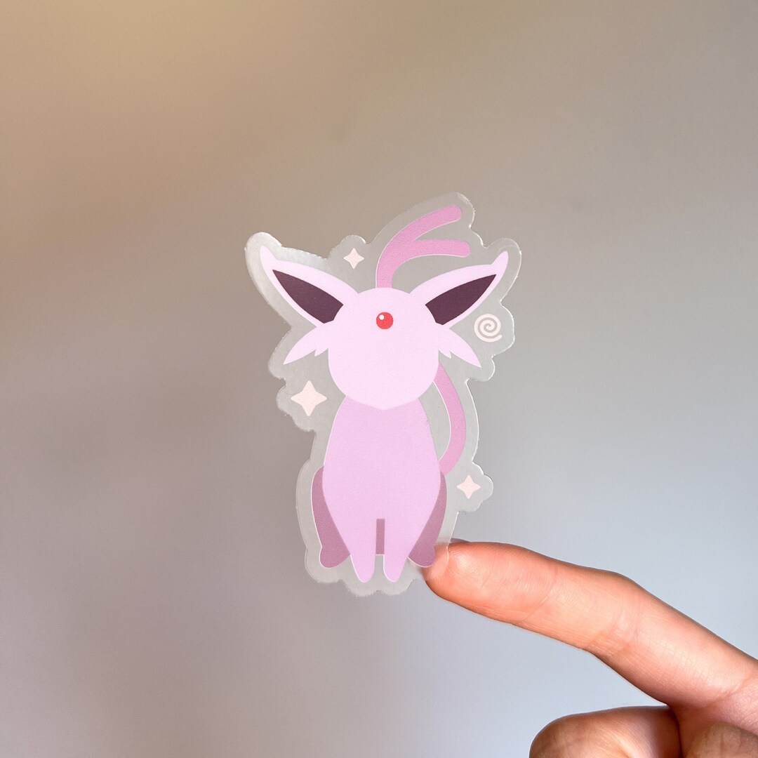 Espeon Sticker Eevee Evolution Pokemon, Eeveelutions Psychic Type Cute ...