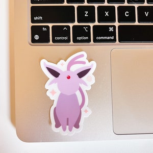 Espeon Sticker Eevee Evolution Pokemon, Eeveelutions Psychic Type Cute ...